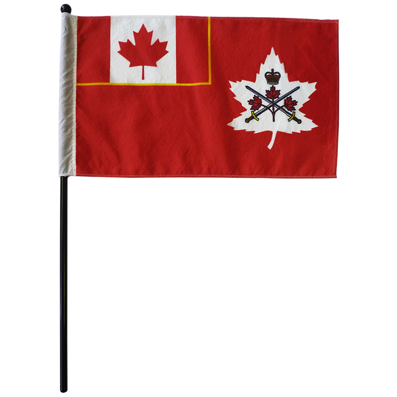 Canadian Army Stick Flags - AUTHORIZED SALES ONLY | The Flag Shop